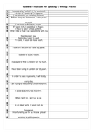 French GCSE Writing & Speaking Revision: Grade 8/9 Complex Structures ...