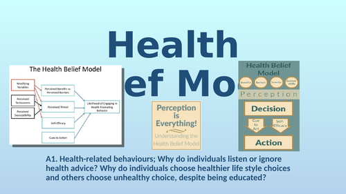 Health Belief Model and activities and Sick Role explained - Health ...