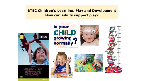 Child Development-Level 2-: "How Adults Support Play"-Lesson&Worksheets ...
