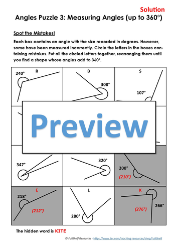 Angles Worksheets KS2 | Teaching Resources