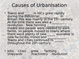 Urbanisation Lesson 2 - How did the world become urbanised? | Teaching ...