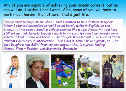 Aspiration Assembly | Teaching Resources