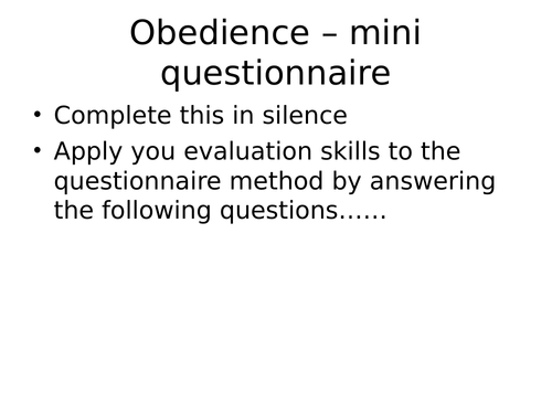 Evaluating Bickman | Teaching Resources