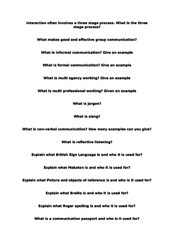 UNIT 1 DEVELOPING EFFECTIVE COMMUNICATION BUNDLE | Teaching Resources