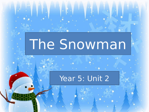 The Snowman Film: Year 5 Scheme of Work | Teaching Resources