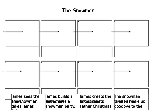 The Snowman Film: Year 5 Scheme of Work | Teaching Resources
