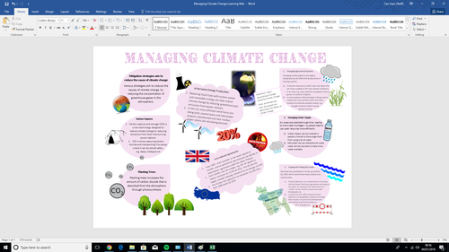 GCSE Geography: Managing Climate Change | Teaching Resources