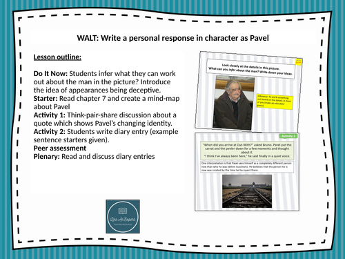 The Boy In The Striped Pyjamas - Chapter 7 (FULL LESSON) | Teaching ...