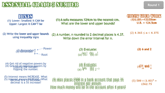 Grade 5 Number Skills | Teaching Resources