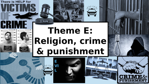 RE GCSE AQA Religion, Crime and Punishment - Lesson 1 Types and causes ...