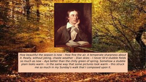 Edexcel GCSE To Autumn by Keats | Teaching Resources