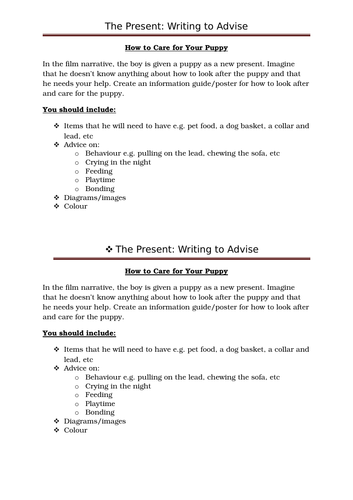 Film Narratives: Year 6 Scheme of Work | Teaching Resources