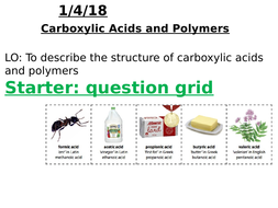 NEW AQA GCSE 9-1 Topic 7 organic chemistry - carboxylic acids and ...