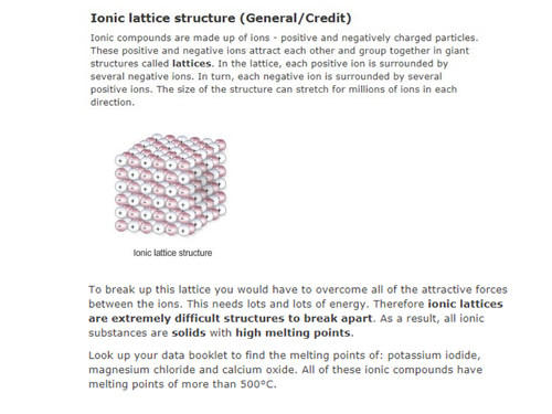 GCSE OCR Gateway C2 Chemistry - Properties of Covalent Bonding ... GCSE OCR Gateway C2 Chemistry - Properties of Covalent Bonding ...