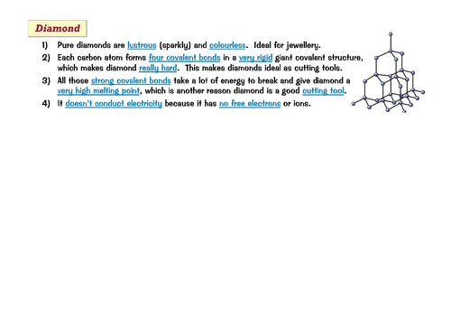 GCSE OCR Gateway C2 - Giant Covalent Structures | Teaching Resources GCSE OCR Gateway C2 - Giant Covalent Structures | Teaching Resources