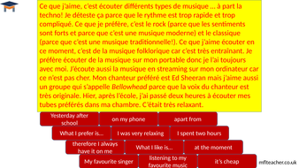 French - Music genres reading challenge | Teaching Resources