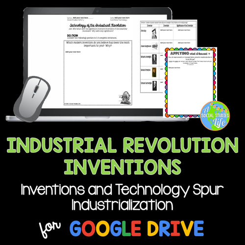 Industrial Revolution Technology and Inventions in England | Teaching ...