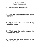 Trench Warfare WW1 | Teaching Resources