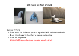 Blu Tack Animal Models by megaalex66 | Teaching Resources