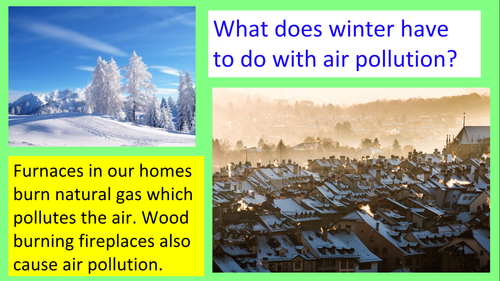 Air Pollution - Lesson, Review Assignment, Puzzle and Project ...
