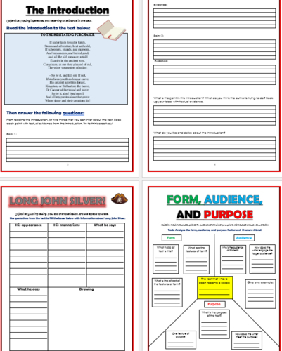 Treasure Island KS3 Comprehension Activities Booklet! | Teaching Resources