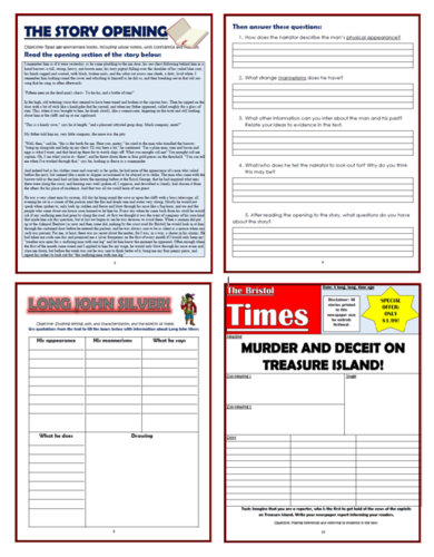 Treasure Island KS3 Comprehension Activities Booklet! | Teaching Resources
