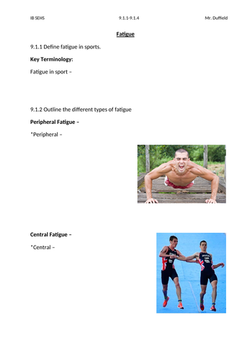 IB DP SEHS Higher Level Topic 9 Complete | Teaching Resources