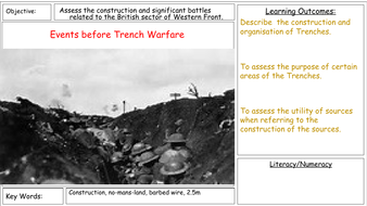 Edexcel 9-1 - Western Front - Historic Environment | Teaching Resources