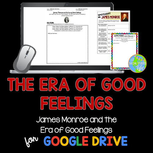 James Monroe and the Era of Good Feelings | Teaching Resources