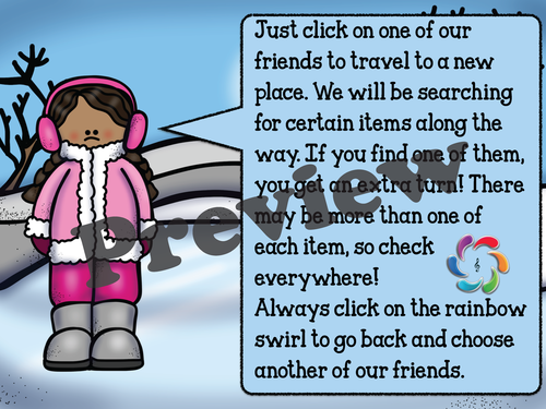 Interactive Addition Game for Google Slides /Adobe -Winter Frolics with ...