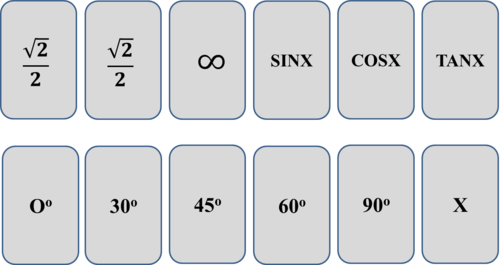 The Trigonometric Ratios (0, 30, 45, 60 and 90 degrees) | Teaching ...