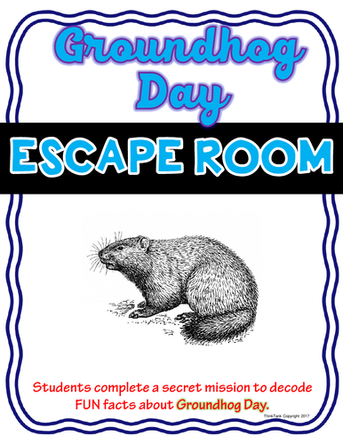 Groundhog Day Escape Room - U.S. celebration - No Prep! | Teaching ...