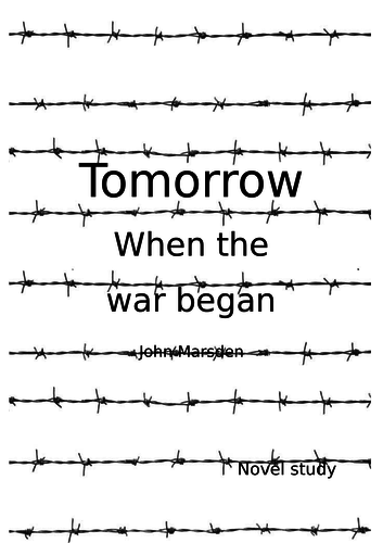 Tomorrow When the War Began (Marsden) resource set | Teaching Resources