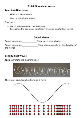 More about waves ( new AQA spec) | Teaching Resources