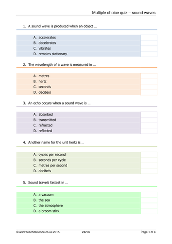 More about waves ( new AQA spec) | Teaching Resources
