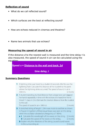More about waves ( new AQA spec) | Teaching Resources