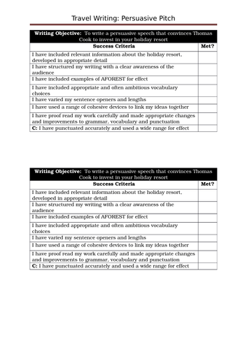 Travel Writing: Year 8 Scheme of Work | Teaching Resources