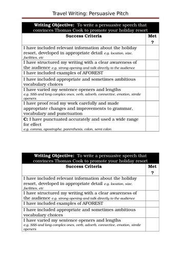 Travel Writing: Year 8 Scheme of Work | Teaching Resources