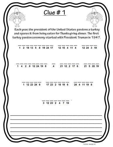 Thanksgiving Escape Room - U.S. Holiday - No Prep! | Teaching Resources