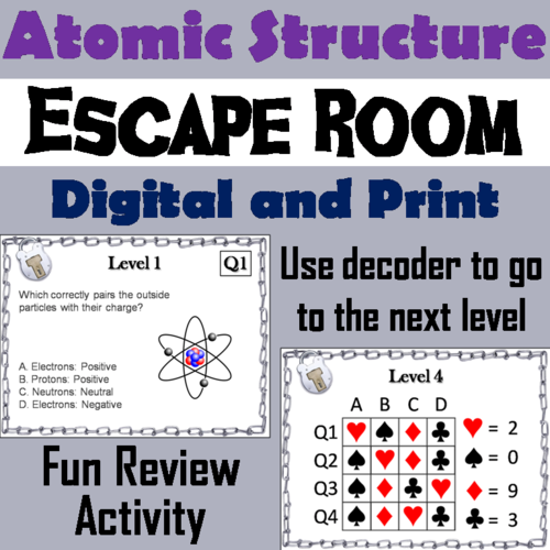 Chemistry Escape Room Bundle | Teaching Resources