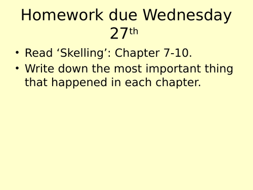 Skellig Unit of Work | Teaching Resources