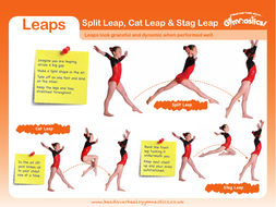 Gymnastics Leaps and Jumps | Teaching Resources