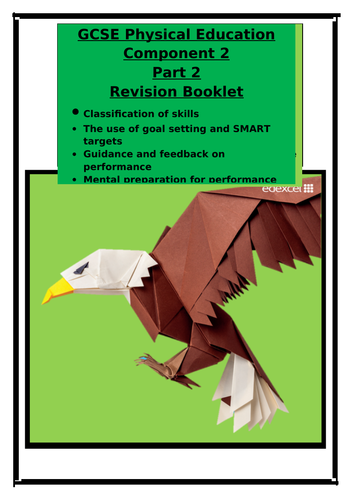 GCSE PE -Edexcel - Component 2 - Complete Homework Booklets | Teaching ...