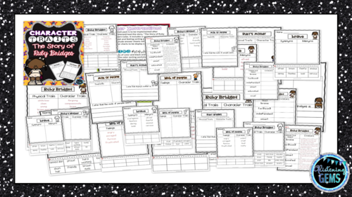 Ruby Bridges - Character Trait Word Maps | Teaching Resources