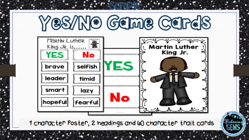 Martin Luther King Jr. - Character Trait Games | Teaching Resources