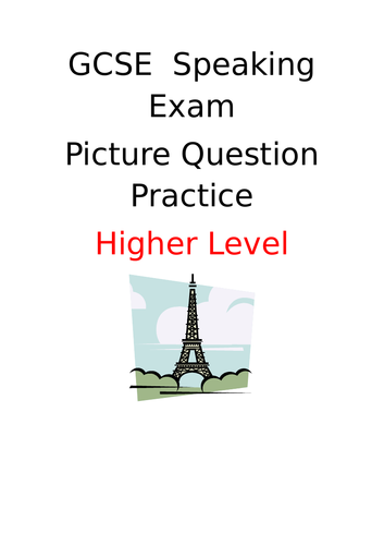 GCSE French Speaking test bundle | Teaching Resources
