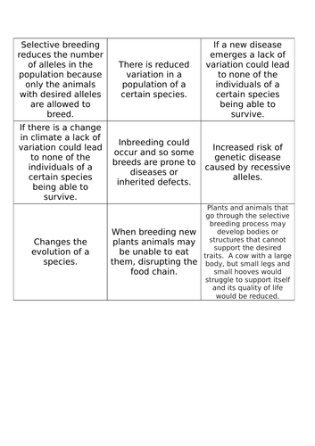 AQA GCSE: B14 Variation and Evolution: L3 Selective Breeding | Teaching ...