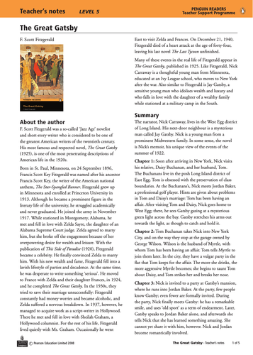 resources to go with The Great Gatsby lesson pack | Teaching Resources