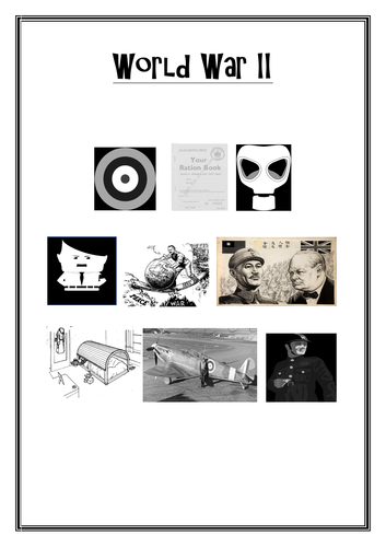 World War II Topic Front Cover | Teaching Resources