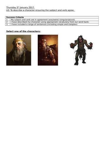 2.5 WEEKS - WRITING - MYTHS & LEGENDS BASED ON BEOWULF - YEAR 5/6 ...